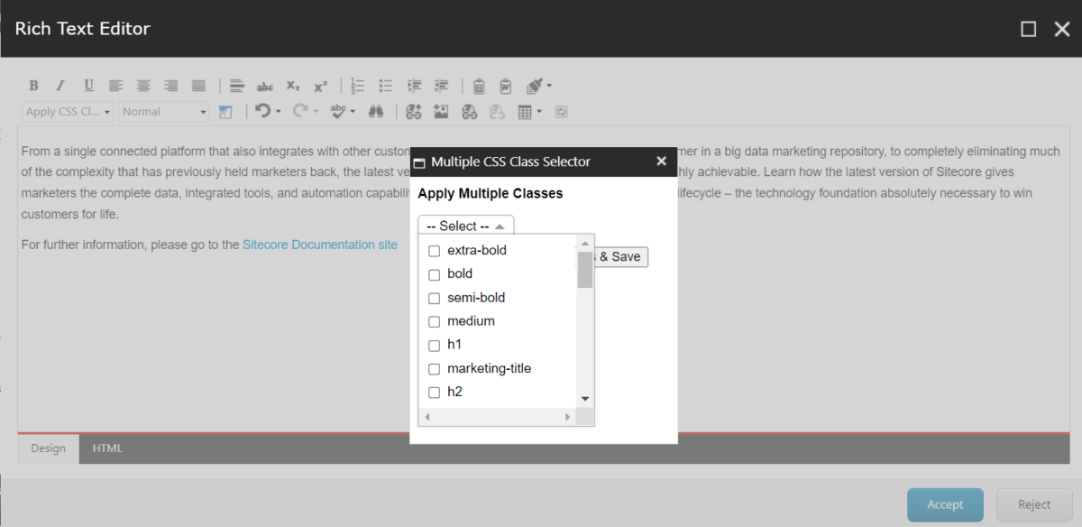 Fully Editable Sitecore Richtext For Content Editor